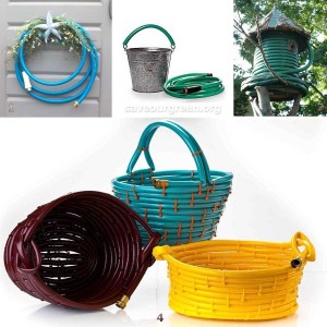 Four creative idea using old garden hoses - Save Our Green